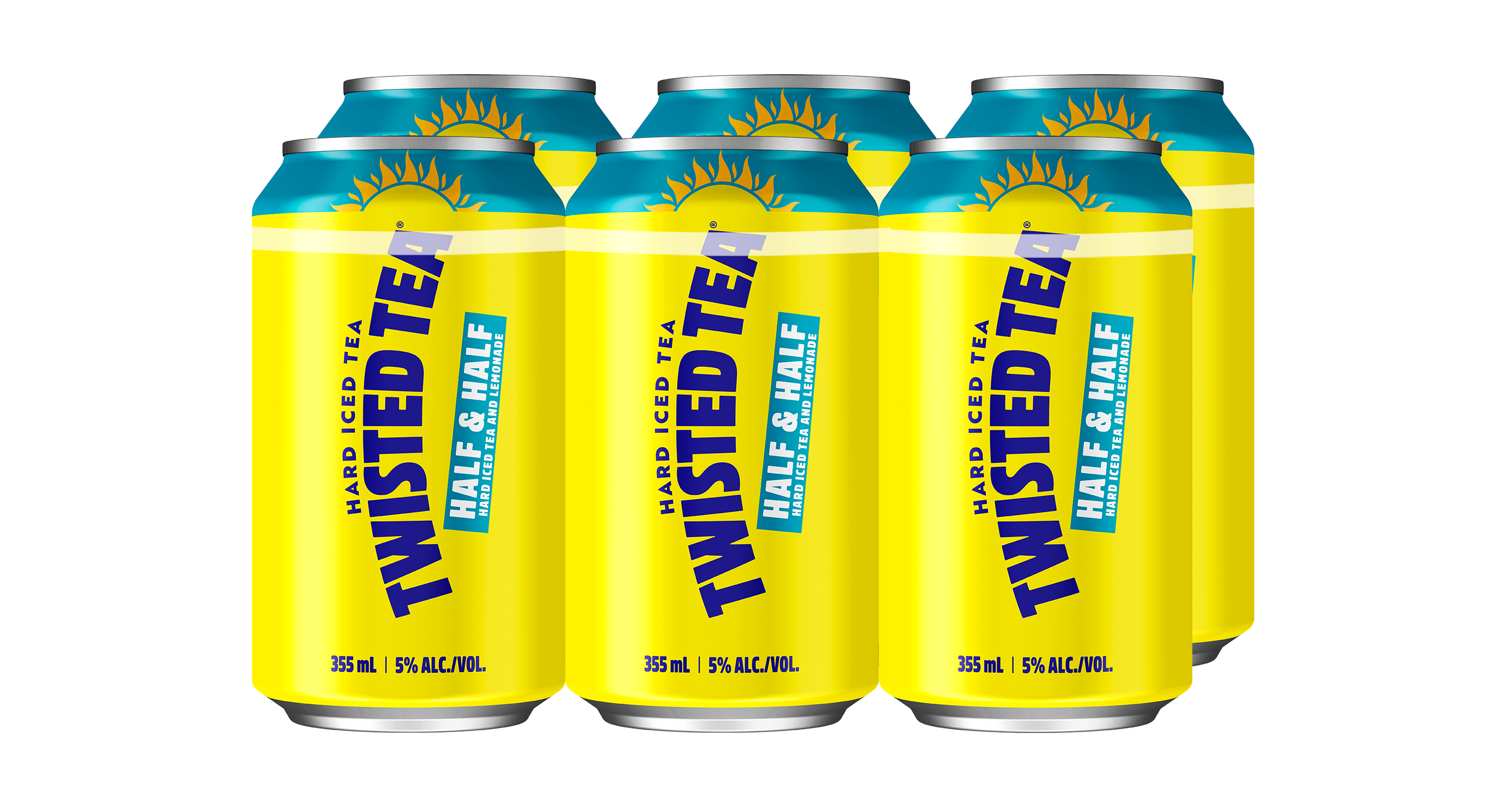 Wine and Beyond - TWISTED TEA HALF & HALF 355ML 6PK BT - Twisted Tea ...