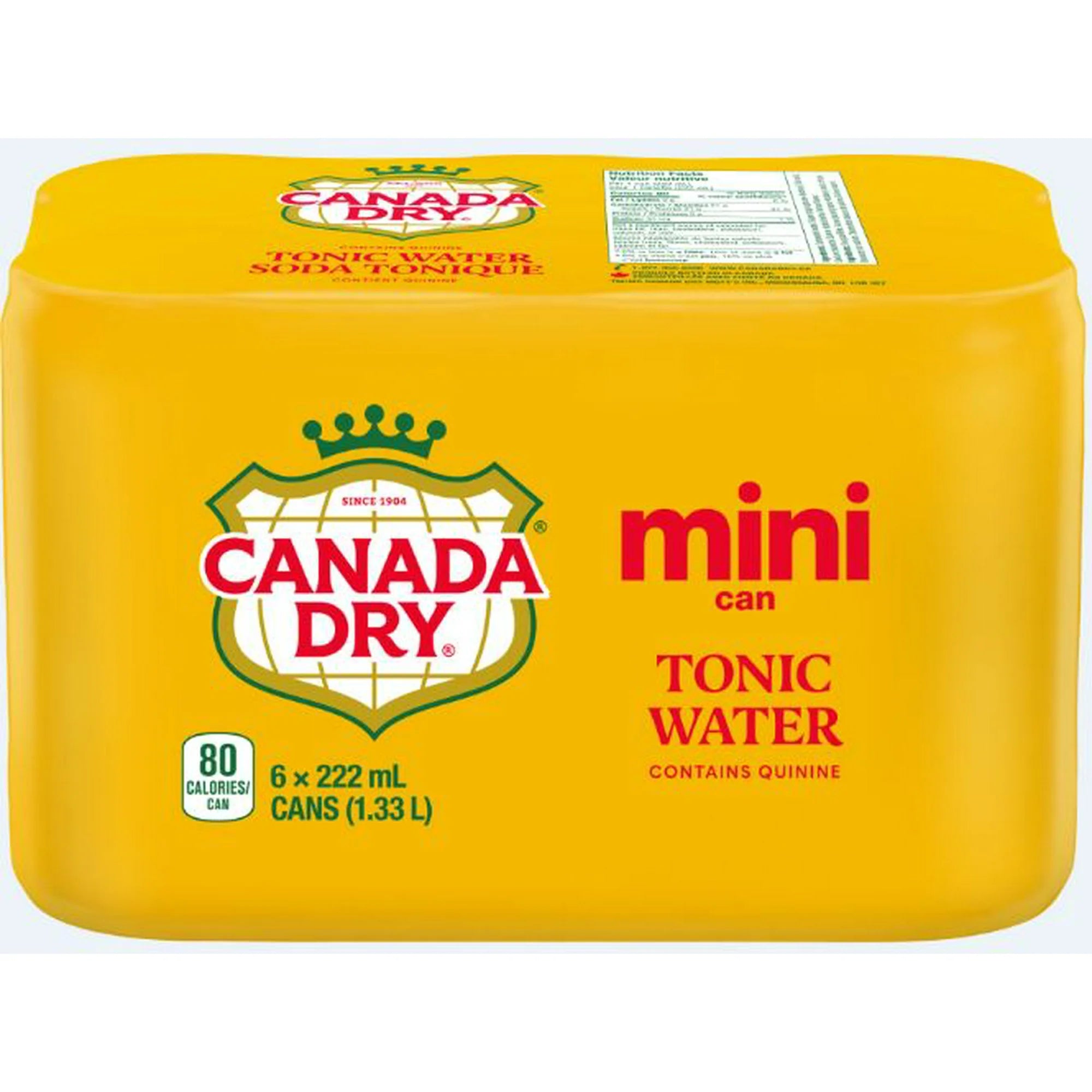 Wine and Beyond - CANADA DRY TONIC WATER 222ML 6PK CAN - Canada Dry ...