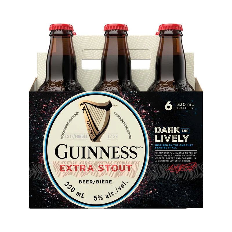 Wine and Beyond - GUINNESS EXTRA STOUT 341ML 6PK BT - Guinness - 2046 ...