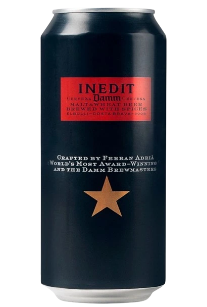 Wine and Beyond - ESTRELLA INEDIT DAMM 500ML CAN - Estrella Damm - 500 ...