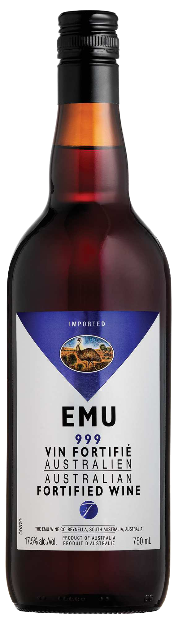 Wine and Beyond - EMU 999 TAWNY PORT 750ML - Emu Wine Company - 750 ml ...