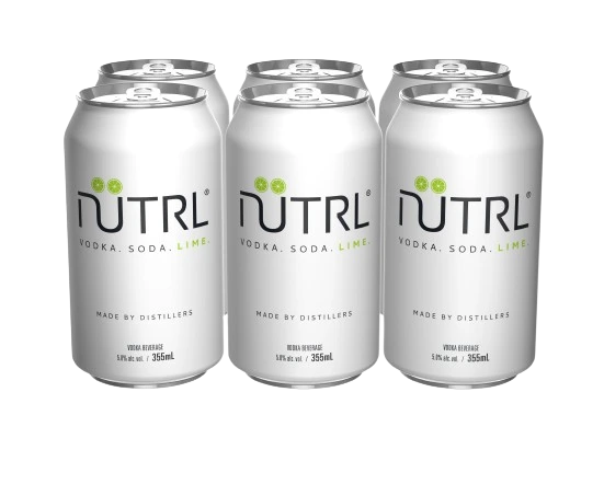 Wine and Beyond - NUTRL VODKA SODA LIME 355ML 6PK CAN - Nutrl - 2130 ml ...