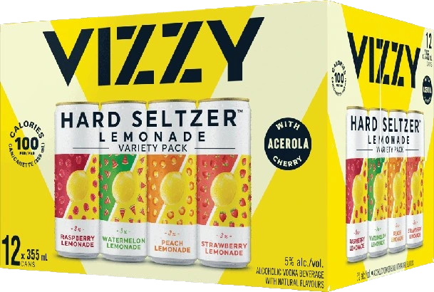 Wine and Beyond - VIZZY HARD SELTZER LEMONADE MIXER 355ML 12PK CAN ...