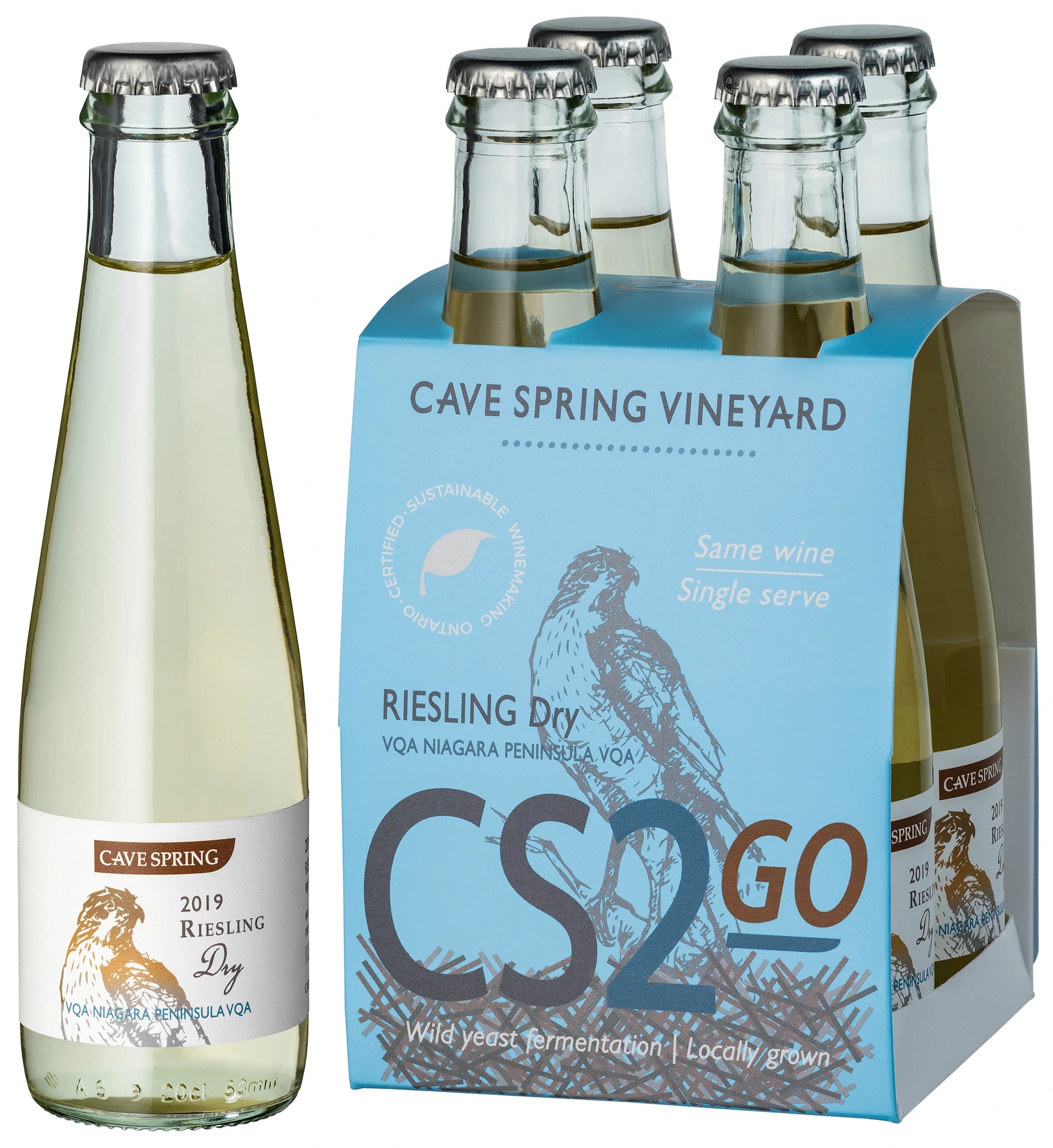 Wine and Beyond - CAVE SPRINGS DRY RIESLING 200ML 4PK BT - Cave Spring ...