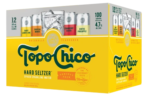 Wine and Beyond - TOPO CHICO VARIETY PACK 355ML 12PK CAN - Topo Chico ...