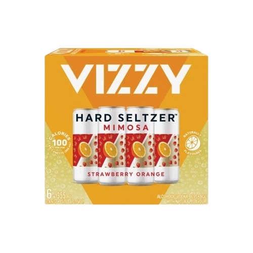 Wine and Beyond - VIZZY HARD SELTZER STRAWBERRY MIMOSA 355ML 6PK CAN ...