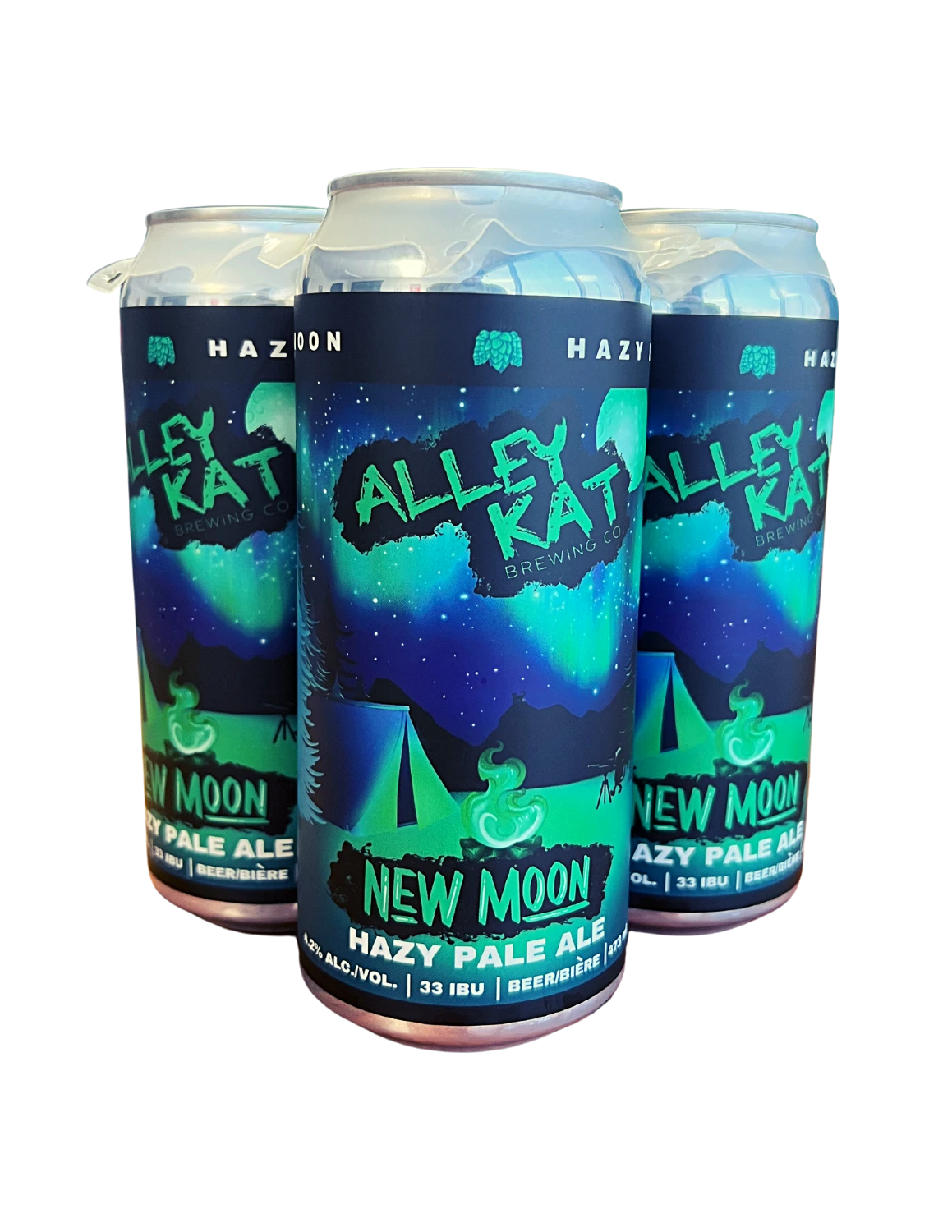 Wine and Beyond - ALLEY KAT NEW MOON HAZY PALE ALE 473ML 4PK CAN ...
